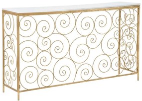 Designová konzole Bellachay 140 cm zlatá