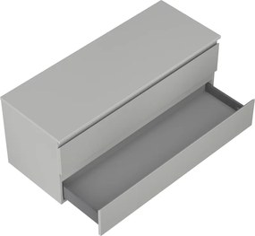 Mexen Orio, koupelnová skříňka 120 cm s horní částí, 2 zásuvky, šedá manta, 91A10-12047-2-BFFC62