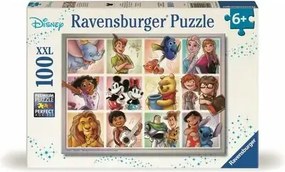 Ravensburger Puzzle: Disney postavy / 100 dílků / od 6 let