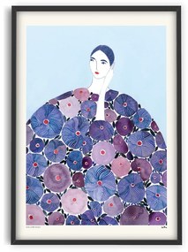 Plakát Lady in Purple