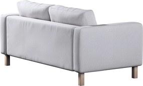 Potah na pohovku IKEA  Karlstad 2-místná, nerozkládací, krátký barva šedá látka pletený vzor