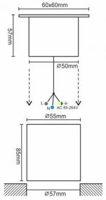 LED Venkovní nájezdové svítidlo LED/4W/85-264V IP67 4000K