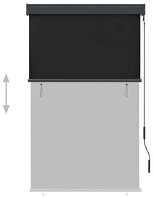 vidaXL Marketos Venkovní roleta 100 x 250 cm antracitová