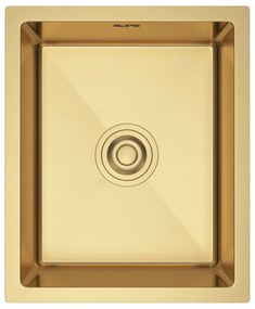 Velazo Dřez 1 komorový, nerez - VE-3745G, 37x45 cm, zlatý