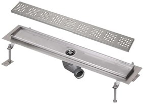Sanela - Sprchový žlab do prostoru, délka 95 cm, lesklá nerez SLKN 04F