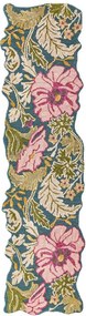 Ručně tkaný vlněný běhoun 60x230 cm Daphne Shaped Floral – Flair Rugs