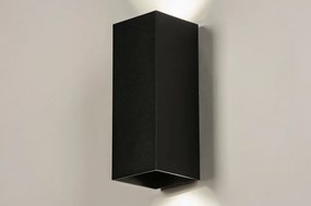 Nástěnné venkovní svítidlo na fasádu Canno Quadro 21 Black IP65