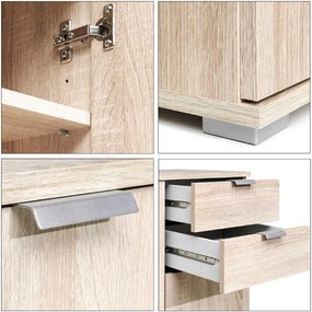 Casarredo Komoda ADELI 3D2S bílá mat