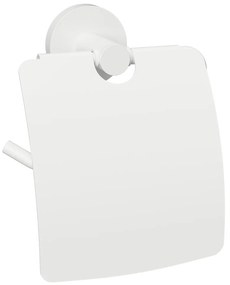WHITE: Držák toaletního papíru s krytem