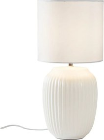 Bílá keramická stolní lampa (výška 41 cm) Karlsson – Jotex