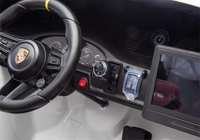 LEAN CARS Autíčko na baterii DK-P911 Porsche GT3 24 V, bílé