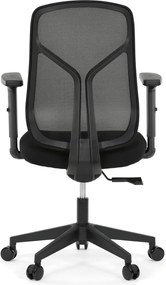 Ergonomická kancelářská židle NOMI - černá síťovina