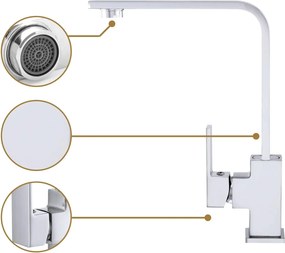 Gamma Moon, stojánková dřezová baterie, chrom lesklý, GMA-BNK-CH