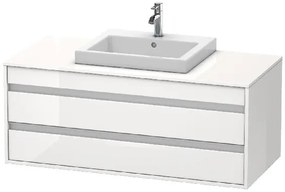Duravit Ketho - Umyvadlová skříňka 50x120x55 cm, 2 zásuvka, lesklá bílá KT675602222