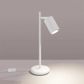 Sollux SL.1548 - Stolní lampa KARBON 1xGU10/10W/230V bílá