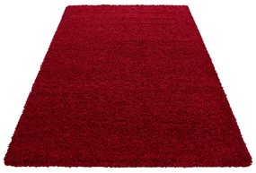 Ayyildiz koberce Kusový koberec Life Shaggy 1500 red - 100x200 cm