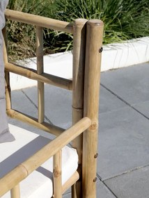 Přírodní bambusové křeslo Bamboo Lyon - 67*67*80 cm