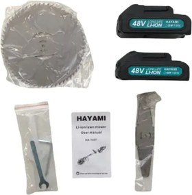 Akumulátorový skládací křovinořez HAYAMI HA-1037 + 2 baterie + příslušenství