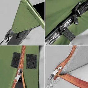 NILS Camp NC6312 Trekker III / Turistický stan / 3 osoby / 180+210 x 2