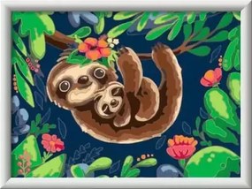 Ravensburger 236329 CreArt Roztomilí lenochodi / věk od: 9 let / verze