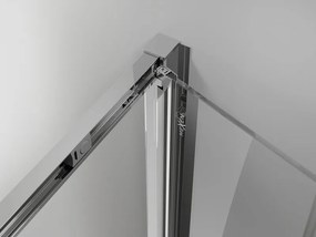 Mexen Exo skládací sprchové dveře 100 cm, transparentní, chrom - 816-100-000-01-00