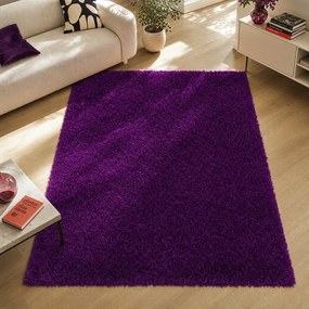 Fialový koberec Universal Aqua Liso, 57 x 110 cm