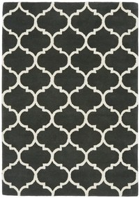 Černý  koberec Swans Ogee Charcoal Rozměry: 200x290 cm