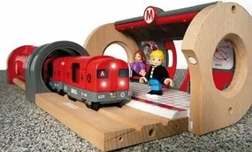 BRIO Souprava metra s nástupištěm a kolejema / od 3 let