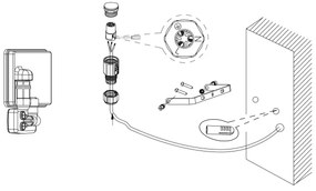Eglo 97461 - LED Reflektor se senzorem FAEDO 3 LED/20W/230V IP44