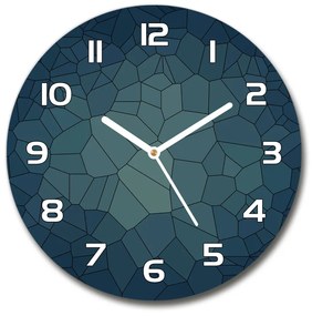 Wallmuralia Skleněné hodiny kulaté Abstrakce pozadí fi 30 cm