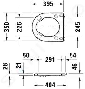 DURAVIT - Starck 3 WC sedátko, bez poklopu, bílá (0062610000)