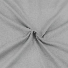 BROTEX Jersey prostěradlo šedé Rozměr: 140 x 200 cm