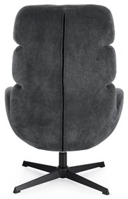 BIZZOTTO Otočné křeslo VIOLANTE BLACK 0733507