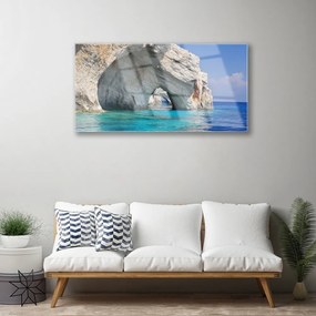 akrylový obraz Moře Jezero Voda Krajina 100x50 cm