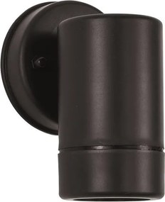 NV 9010602 Venkovní nástěnné svítidlo LIMBIO černý ABS skleněný difuzor GU10 1x7W bez žárovky IP44 světlo dolů - NOVA LUCE