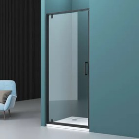 design černé sprchové dveře TERAMO 61 - BLACK 75-90cm