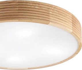 Brilagi - LED Stropní svítidlo CARVALHO MODERN 4xE27/60W/230V dub pr. 57,5 cm