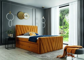 Dvojlůžko boxspring CANDICE - Nube 45 - 180x200cm