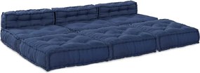 Modulová pohovka Textil Indigo 210 x 140 x 56 cm 3315088