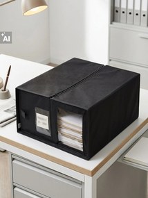 Sinsay - Skládací organizér na ukládání s okénkem - černá