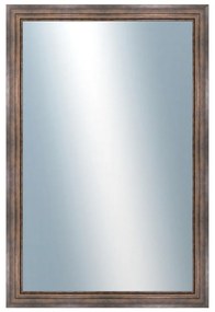 DANTIK - Zarámované zrcadlo - rozměr s rámem cca 80x120 cm z lišty TRITON široký měď antik (2951)