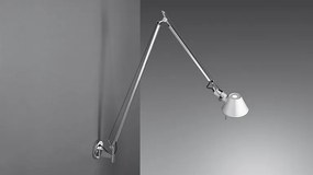 Artemide A046050 Tolomeo Braccio LED, designové nástěnné svítidlo se stmívačem, 10W LED 3000K, hliník, max. 167cm