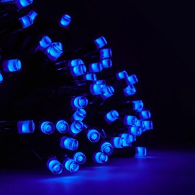 Easy Fix RGB LED světelný řetěz, 20 m, venkovní, 200 diod, černý kabel, IP67