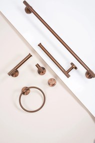 Rea Modern, koupelnový věšák na ručníky 60cm, 6603, měděná matná, REA-98001