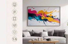 Barevná energie - obraz - Moderní abstrakce plná dynamiky 41A - A4 – 210 × 297 mm - 169 Kč