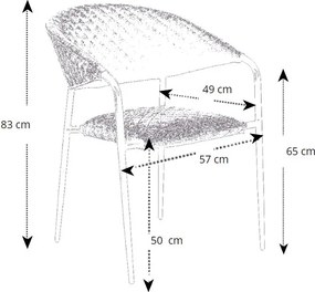 Doppler Picaso MELIA LIKA-TEX® antracit, 2+1