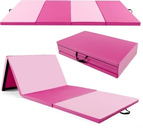 Costway 300 x 117 x 5 cm měkká podlahová rohož z umělé kůže