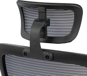 Ergonomická kancelářská židle MERTON - černá síťovina