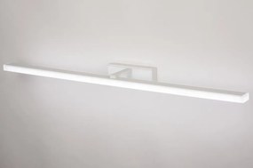 Nástěnné LED svítidlo nad zrcadlo do koupelny Liott White 90