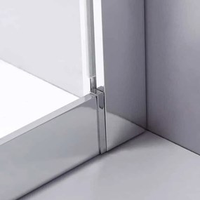BPS-koupelny Čtvrtkruhový sprchový kout HYD-RK101 90x90 chrom/transparent